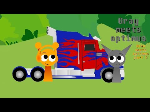 Gray meets optimus prime (Oren meets optimus prime part 2)(Transformers ...