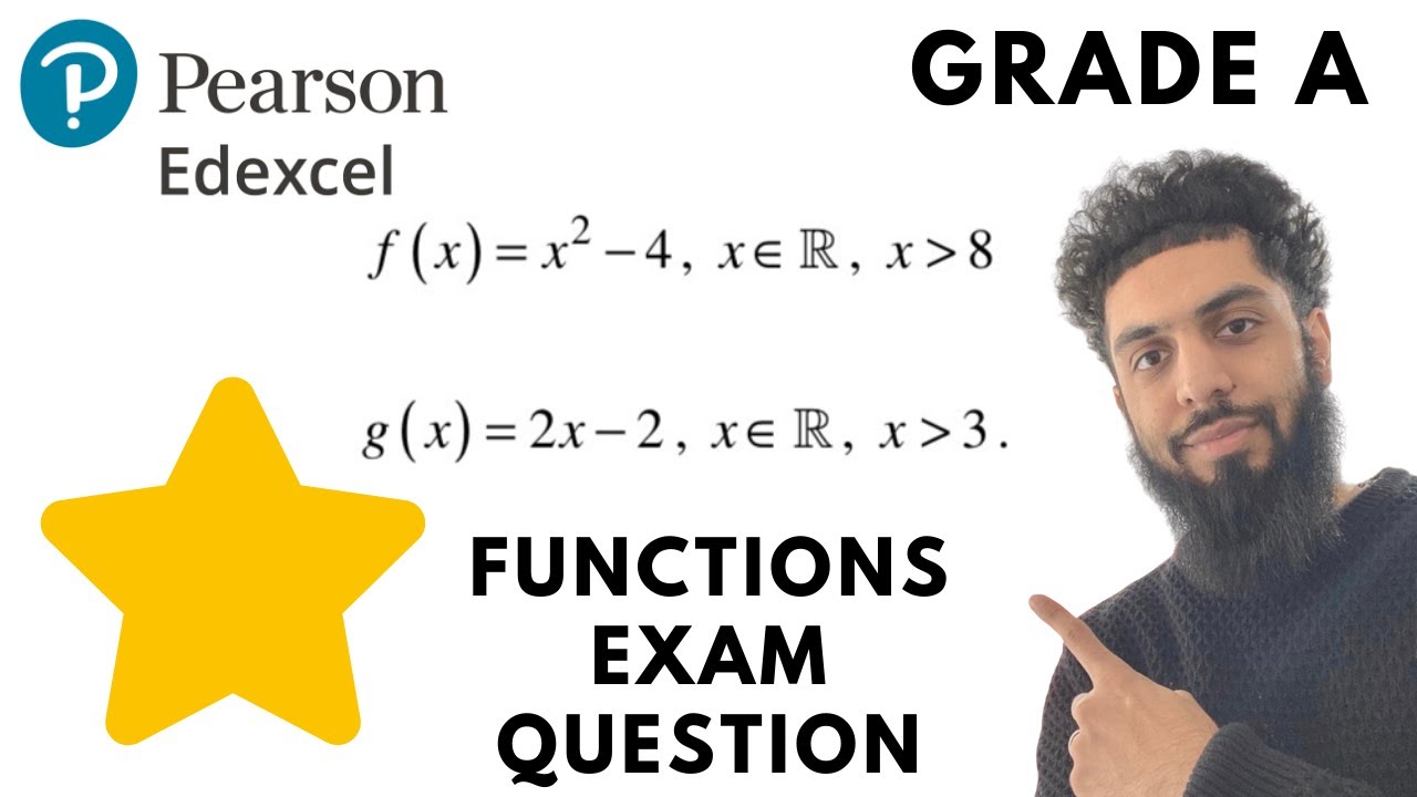 Pure Maths Yr 2: Composite Functions, Domain/Range Exam Question - YouTube