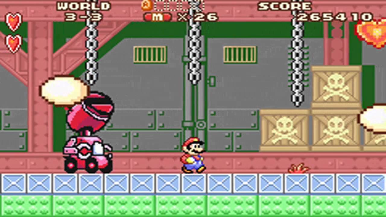Super Mario Advance Boss 3-3 : Robirdo (no damage) HD - YouTube