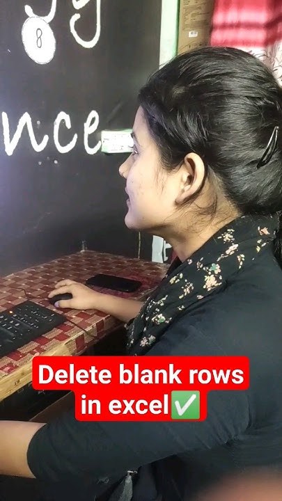 How To Delete Blank Rows In Excel 🔥exceltips Winword Viral Trending Shortcut Short