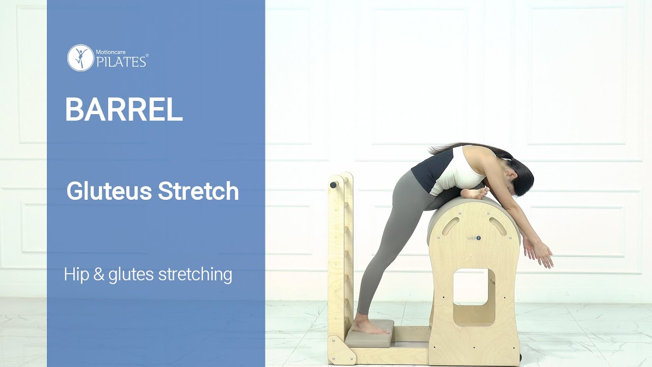 PILATES WORKOUT | Barrel 42/70: Gluteus Stretch | Guidebook Series ...