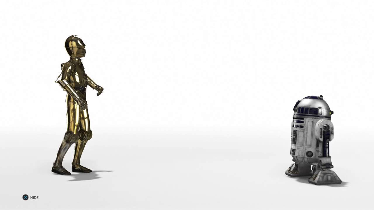 STAR WARS Battlefront R2-D2 C-3PO screensaver. - YouTube