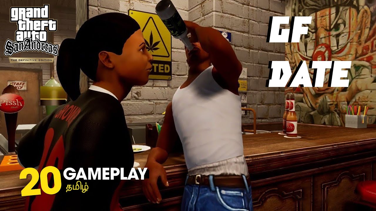 GTA San Andreas Definitive Edition - Mission #20 - GF DATE - YouTube