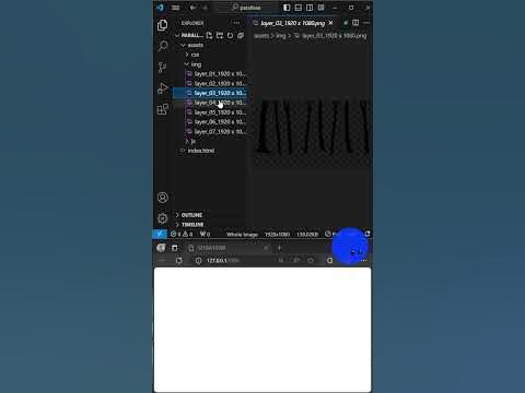 Part 1: Background parallax Javascript #code #frontend #dev #learnonyoutube #programming # ...