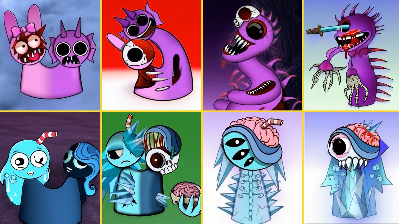 Incredibox Sprunki CREEPY SYMBIOSIS | PHASES SPRUNKIES - YouTube