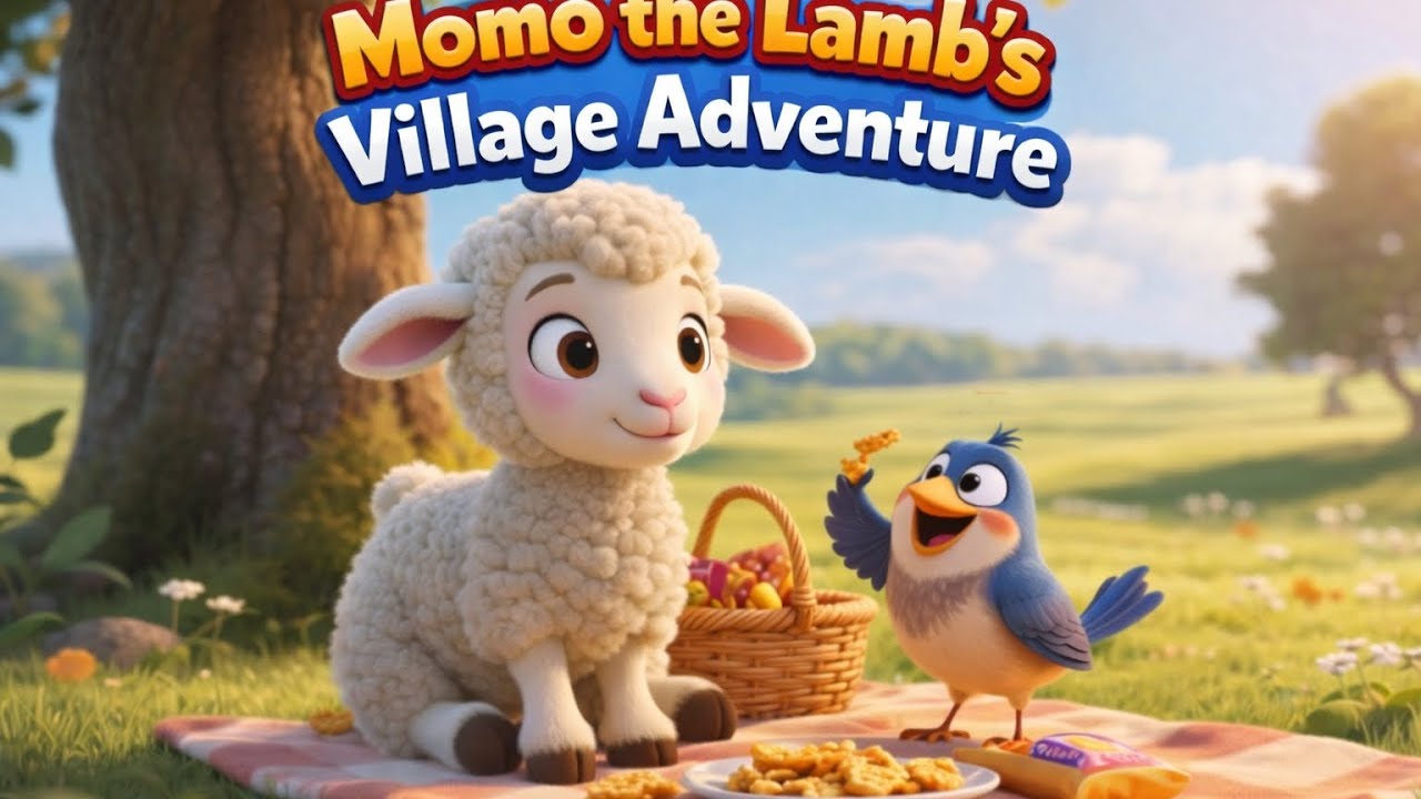Momo the Lamb's Village Adventure 🐑🐑kids cartoon story - YouTube