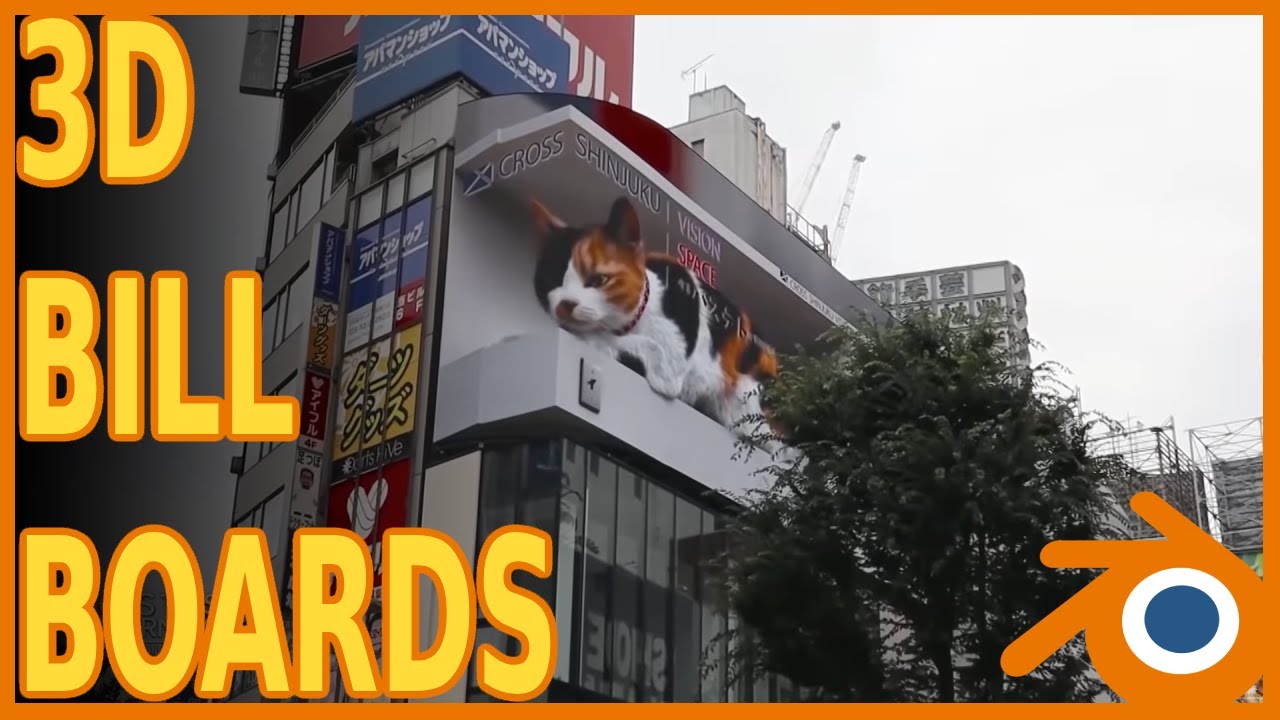Compleat Guide O How To make 3D AD PANNELS BILLBOARDS In Blender - YouTube