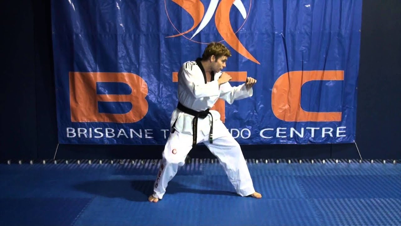 Kicks - Sliding Side Kick - Brisbane Taekwondo Centre - YouTube