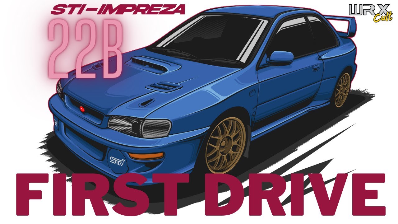 22B STi Subaru Impreza JDM First Drive Reaction, Just Delivered to ...