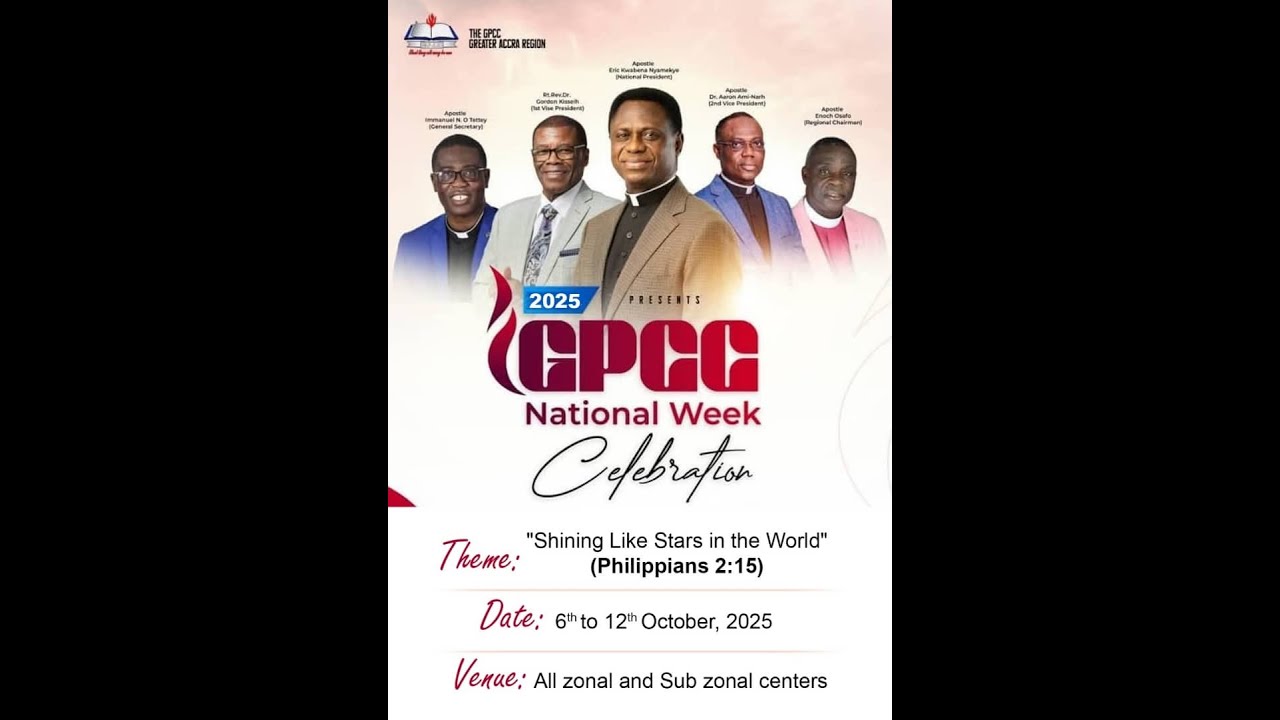 GPCC WEEK CELEBRATION || 8TH OCTOBER 2025 - YouTube