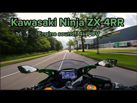 Kawasaki Ninja ZX-4RR | Akrapovic exhaust | 4K POV Test Ride - YouTube