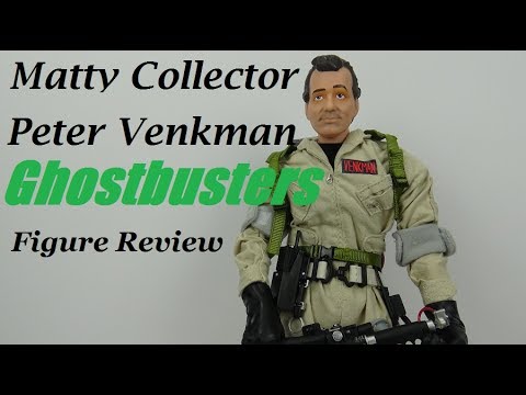 Mattel Matty Collector Peter Venkman Ghostbuster figure review - YouTube