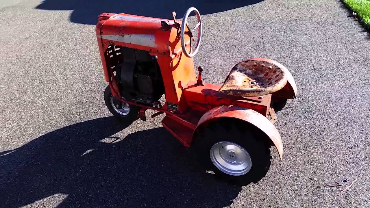 1956 Bantam 5000 Garden Tractor - YouTube