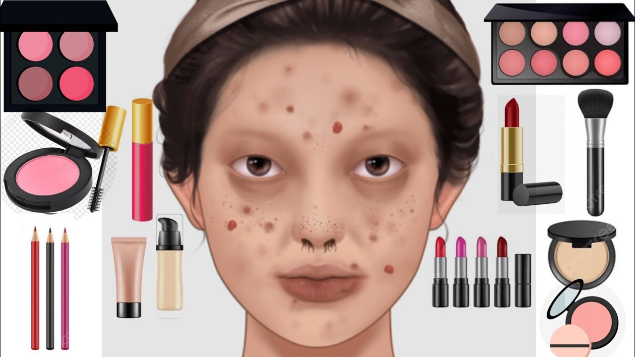 ASMR Makeup transformation eye tutorial |ASMR Animation video Makeover ...