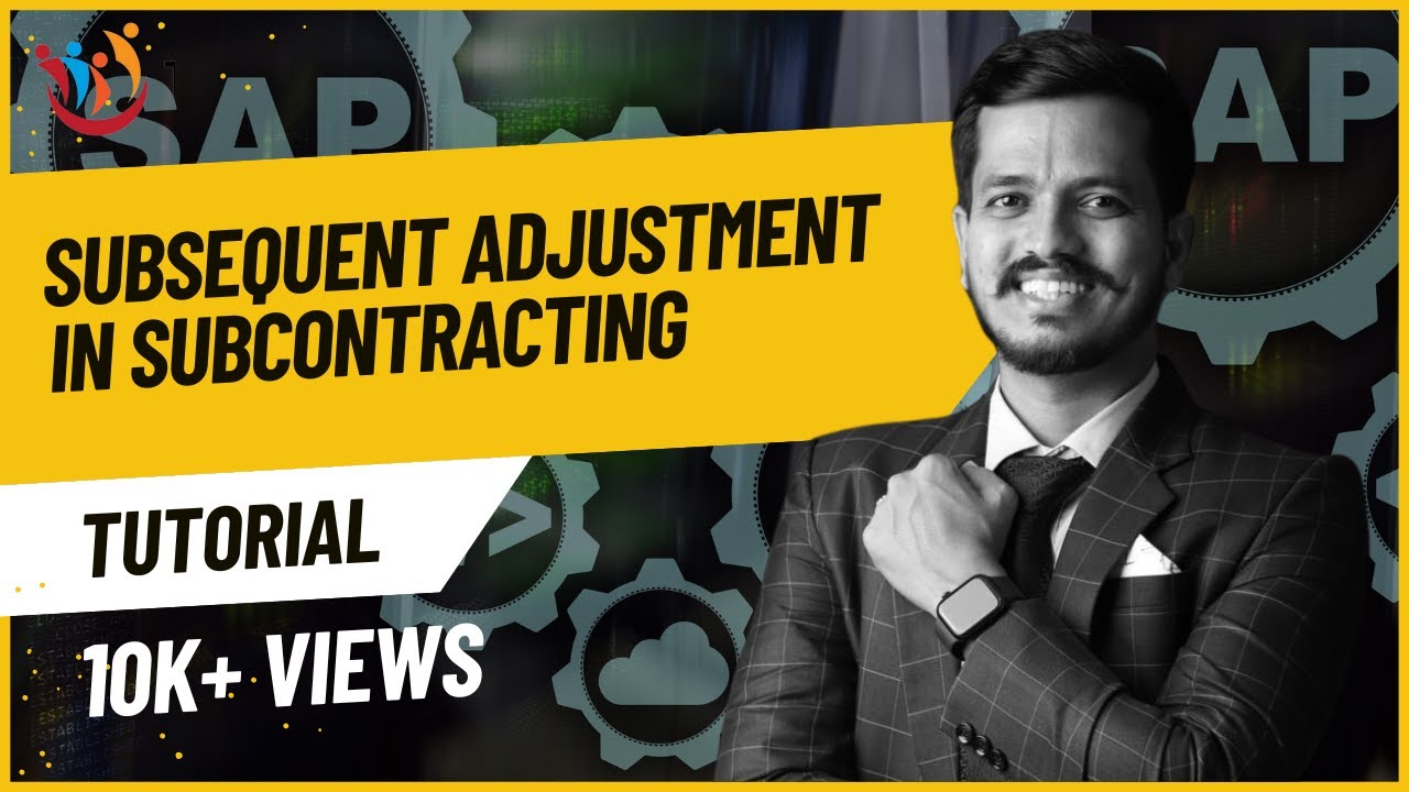 Subsequent Adjustment in Subcontracting - YouTube