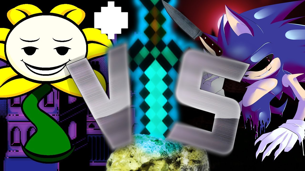 FLOWEY VS SONIC.EXE - YouTube