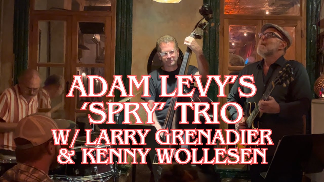 ADAM LEVY's 'Spry' Trio w/ Larry GRENADIER & Kenny WOLLESEN - YouTube