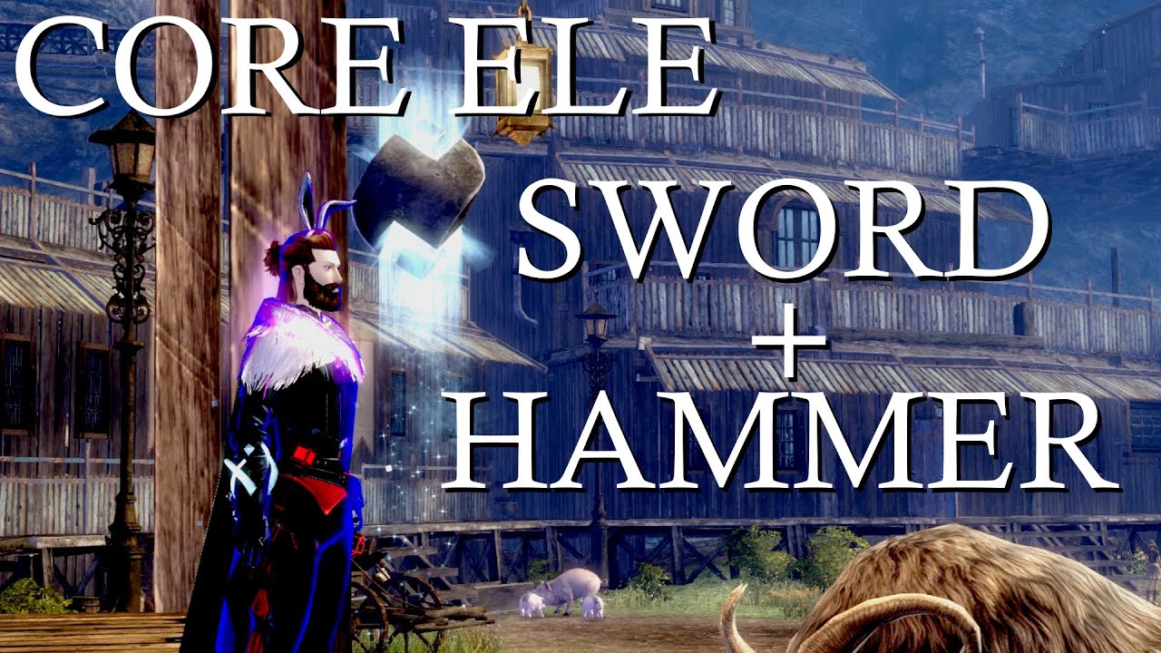 Sword + Hammer Core Elementalist Weaponmaster Beta WvW Roaming (Stream ...
