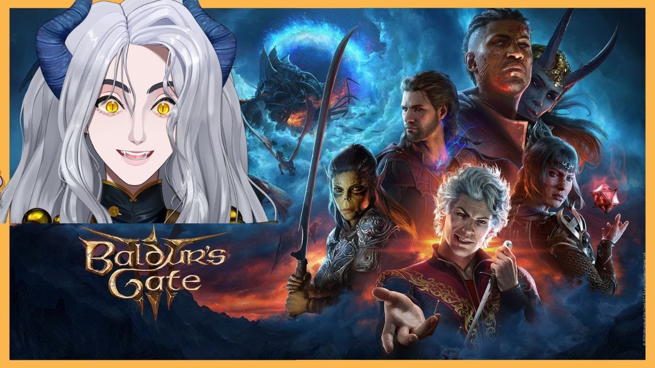 BALDING GATES!!!! | Baldur's Gate 3 | Haishe Ch.【Dragon Priest Vtuber ...