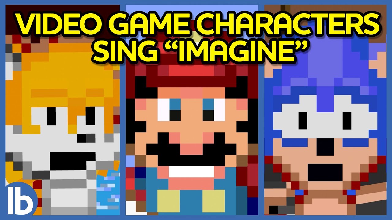 Video Game Characters Sing "Imagine" - YouTube