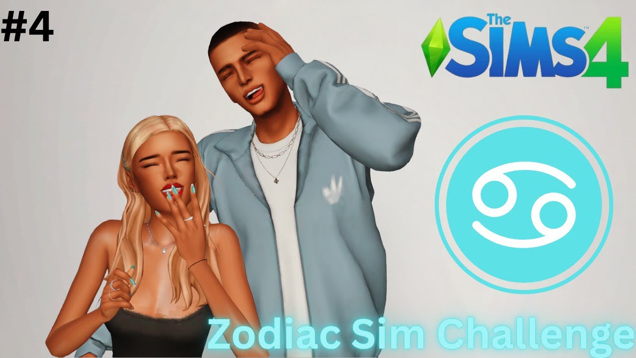 The Sims 4 | Creating Cancer Sims for My CAS Zodiac Challenge - YouTube