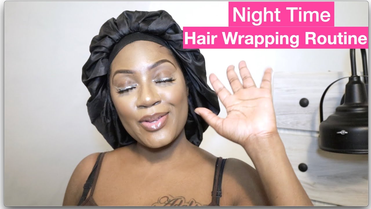 How I Maintain My Relaxed Hair | New Wrap Method - YouTube