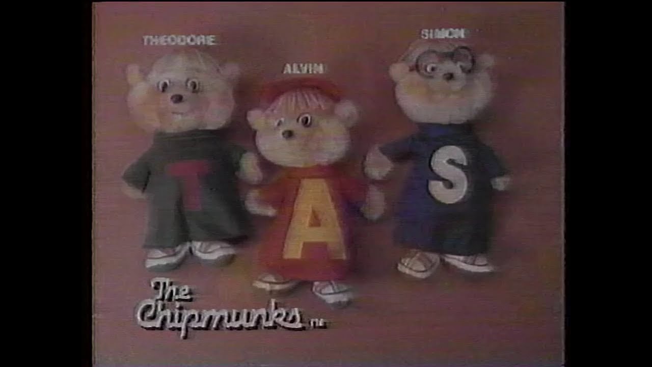 ad - Alvin and the Chipmunks dolls from Ideal (1985) [60fps] - YouTube