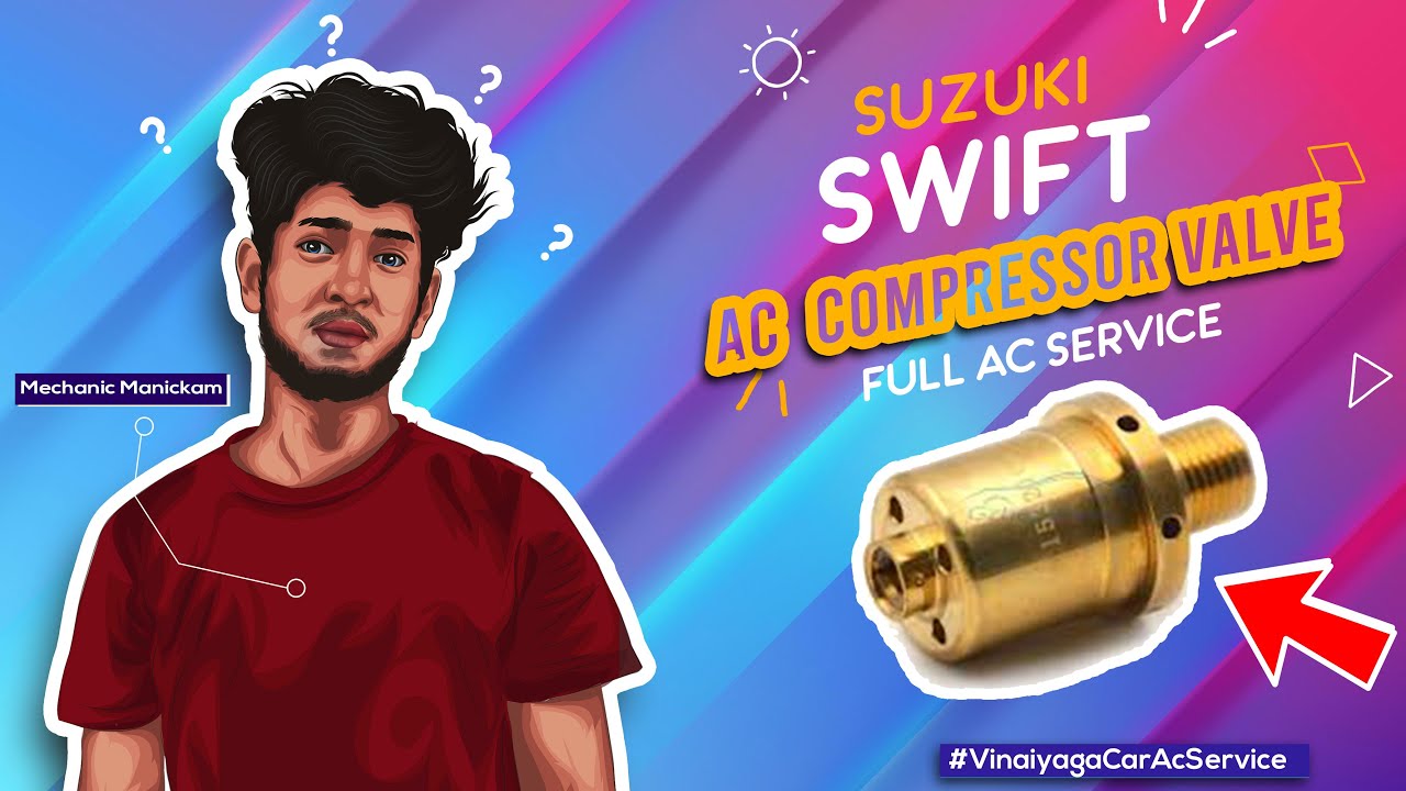#Suzuki #Swift compressor valve change | full ac work | Vinaiyaga car ...