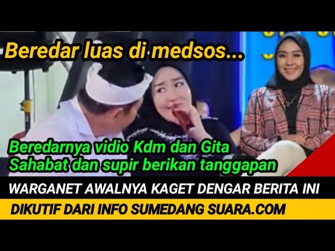 VIDIO DEDI MULYADI DAN GITA KDI TERSEBAR DI MEDIA SOSIAL | SAHABAT DAN SUPIR BERIKAN TANGGAPAN