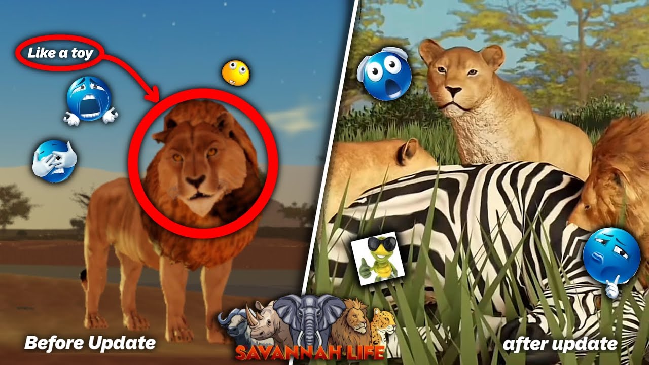 New Update Savannah life Roblox lion remodel | Savannah Life Roblox ...