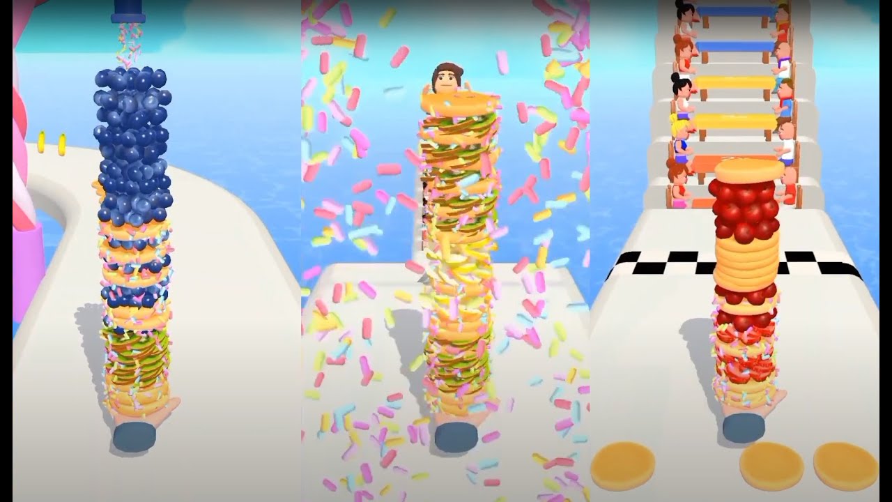 Pancake Run All Levels Gameplay Android,ios - YouTube