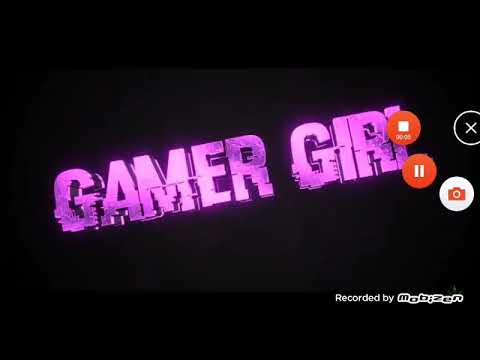 Gamer girl intro - YouTube