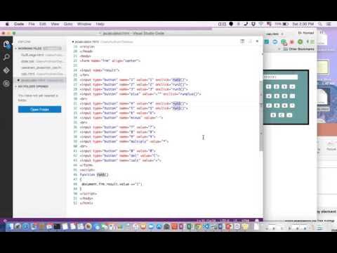 JS03 Simple JavaScript Calculator - YouTube