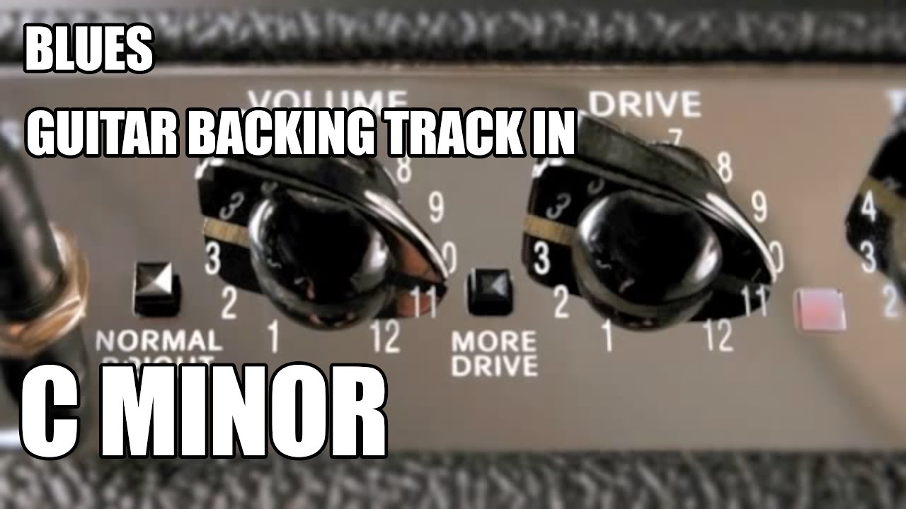 Blues Guitar Backing Track In C Minor - YouTube