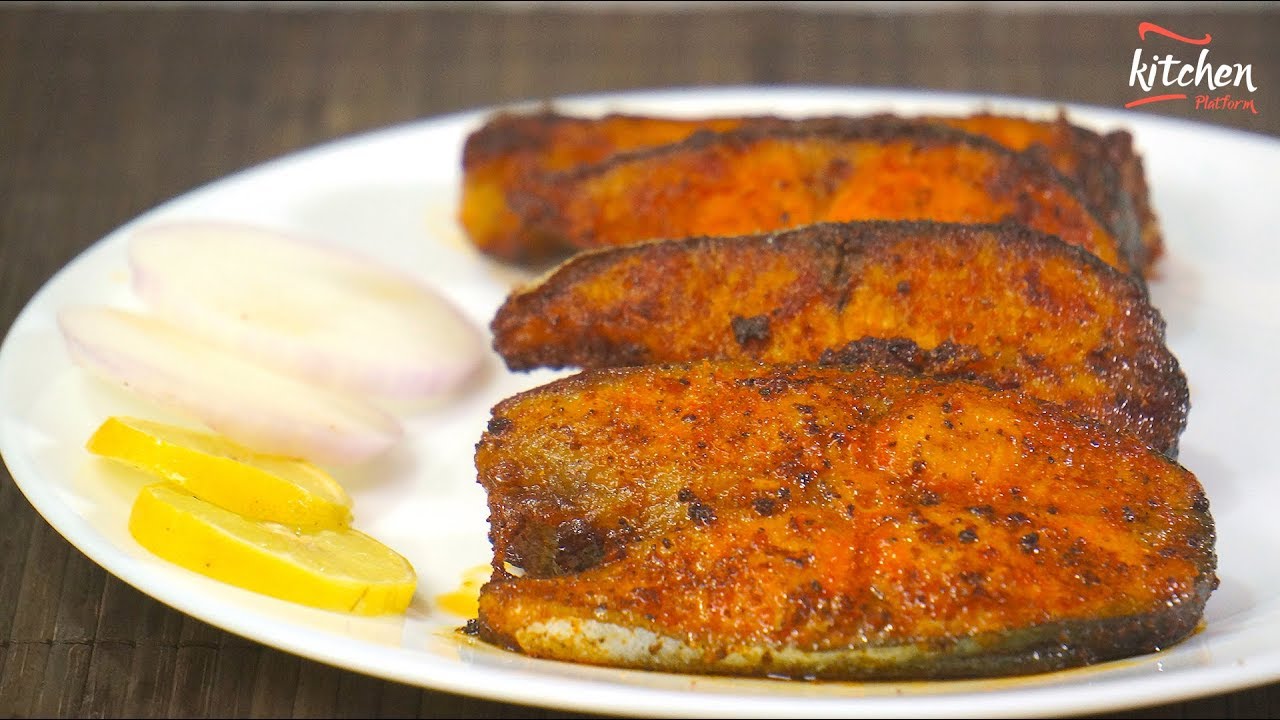 Tasty Vanjaram Fish Fry Recipe - Spicy Seer Fish Fry - Chettinad Fish ...