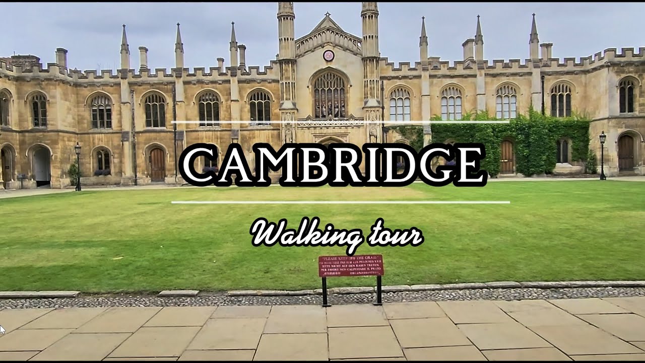 Cambridge walking tour in July 2023 - YouTube