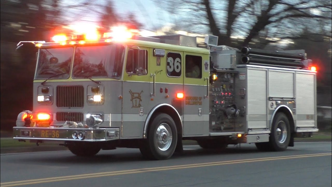 Keystone Fire Company of Shillington Rescue Engine 36 Responding 12/28 ...