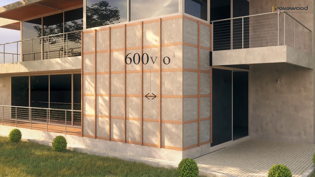 NOVAWOOD® | Cladding Assembling Process | Cephe Uygulama İşlemi - YouTube