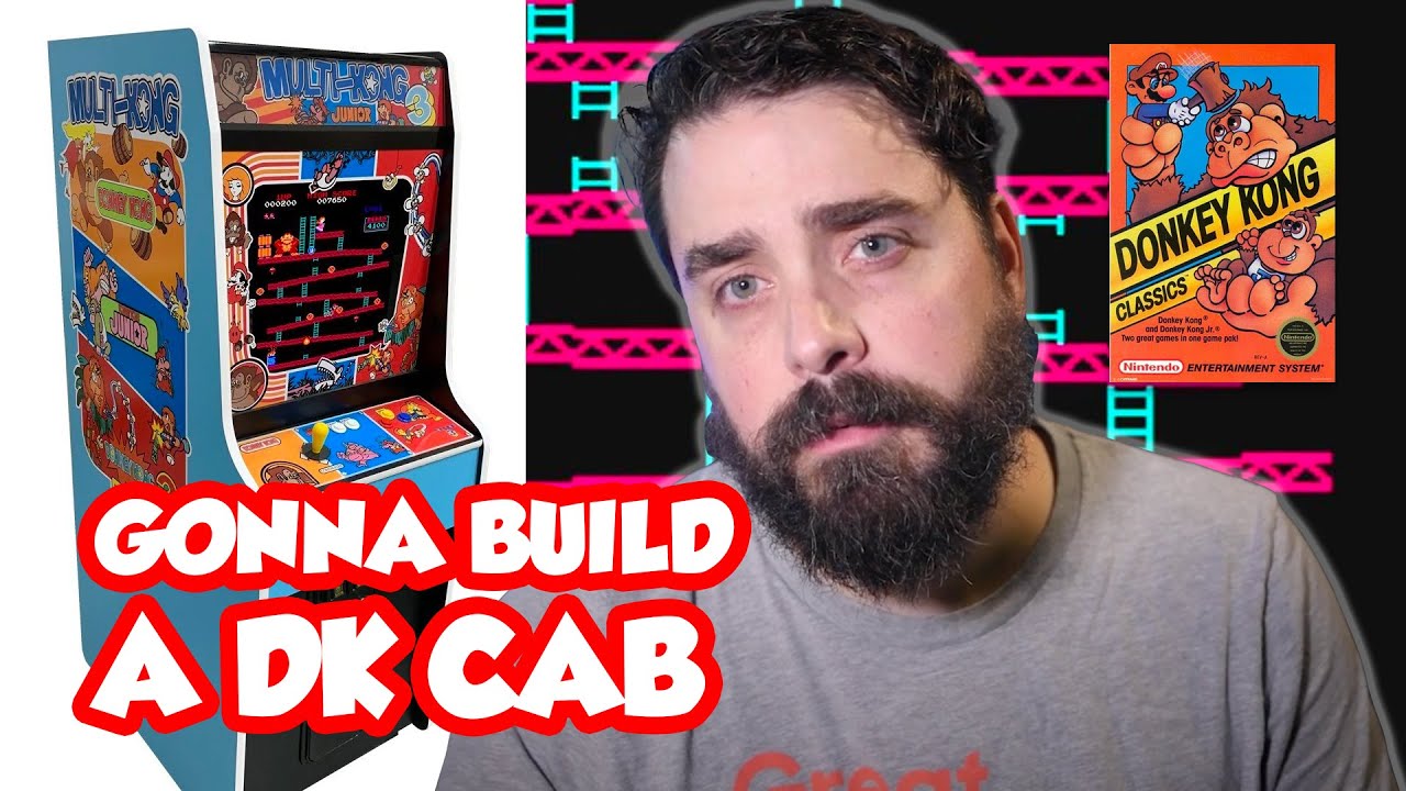 EJ to make his own Donkey Kong arcade cabinet | Red Cow Arcade Clip ...