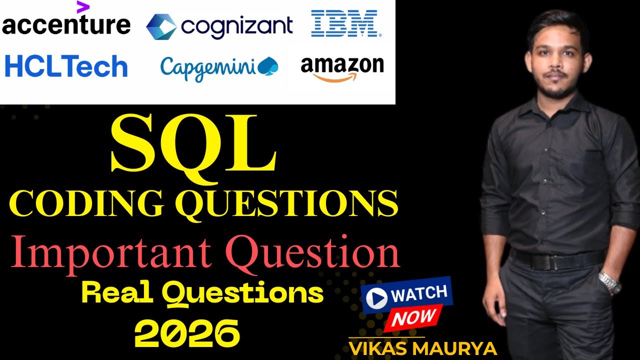 SQL Coding Questions With Example #sql #coding - YouTube