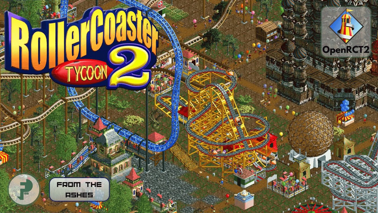 Rollercoaster Tycoon 2 - From The Ashes - YouTube