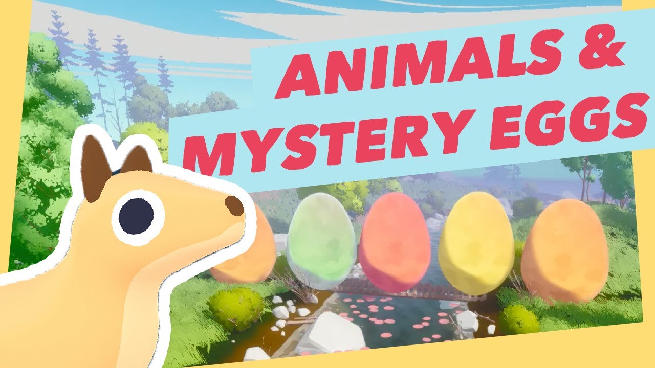 Animals For Kids! Mystery Eggs - YouTube