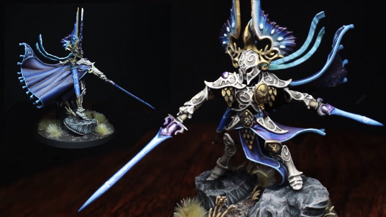 Speedpainting Lumineth: The Light of Eltharion - YouTube