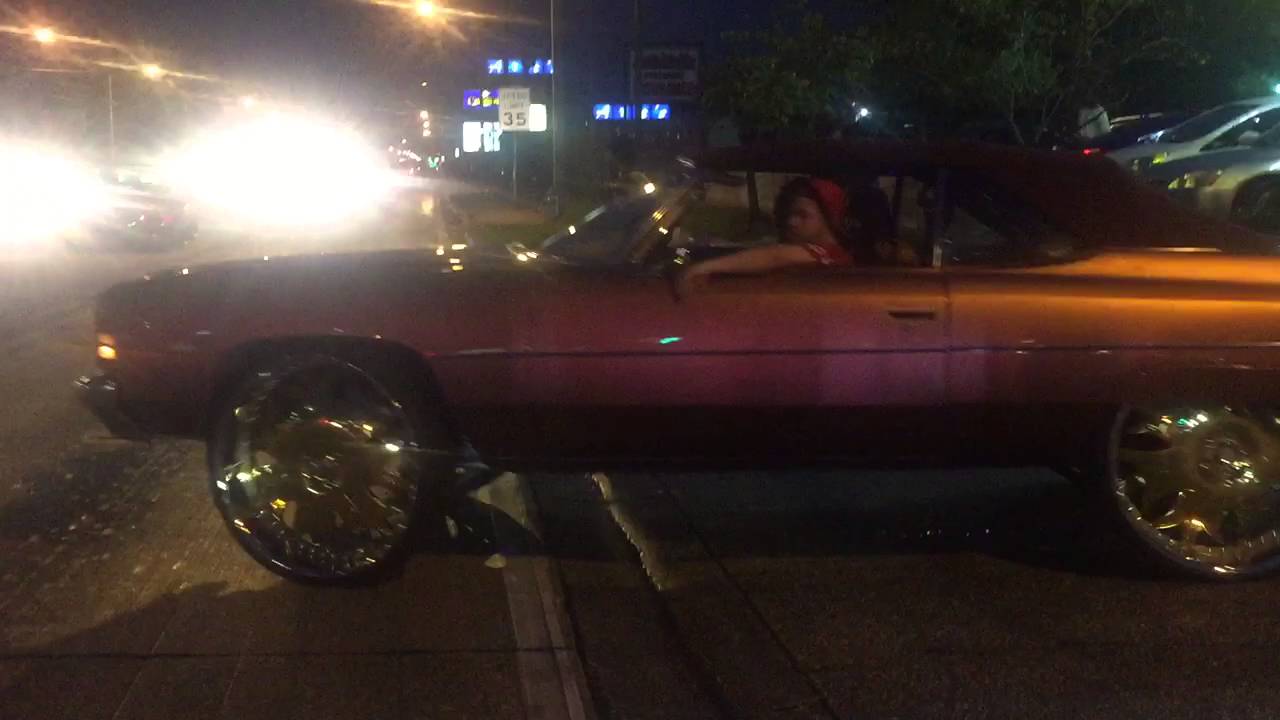 73 Donk on Forgi 6s, 72 Donk on 28s, Camaro on 24s - YouTube