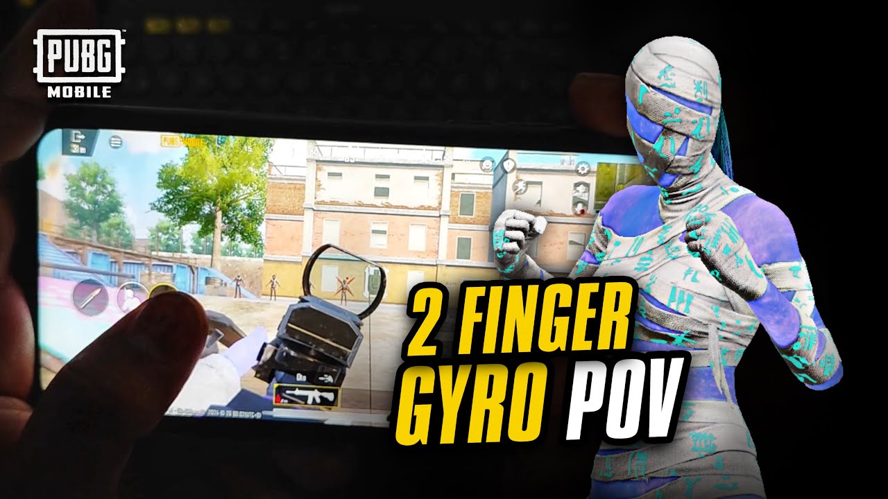 TWO THUMB !! THIS IS HOW I PLAY 2 FINGER GYRO | PUBG MOBILE - YouTube