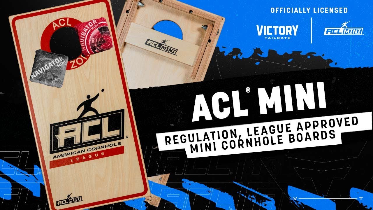 ACL MINI 1x2 Cornhole Board | Victory Tailgate - YouTube