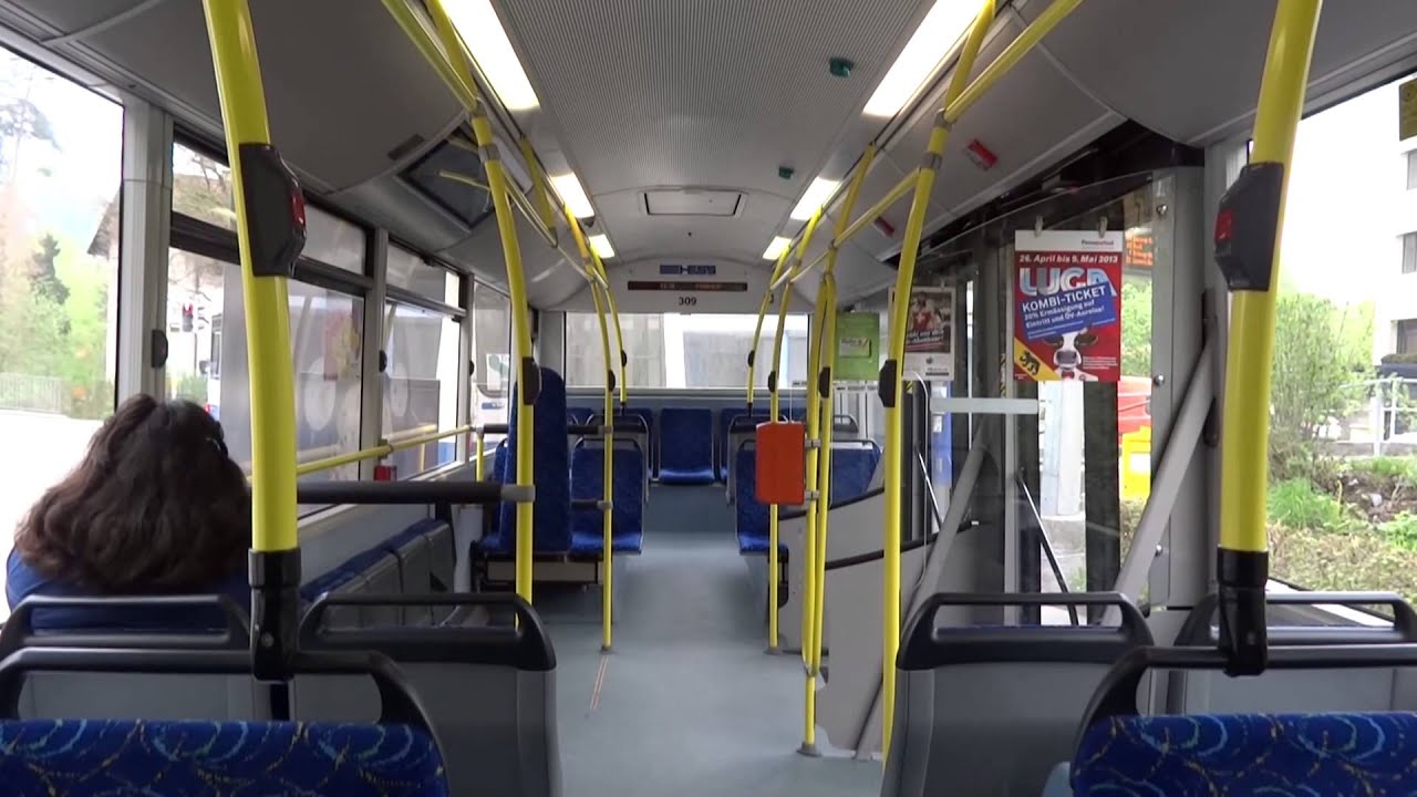 VBL Lucerne ride in trolleybus trailer 309 - YouTube