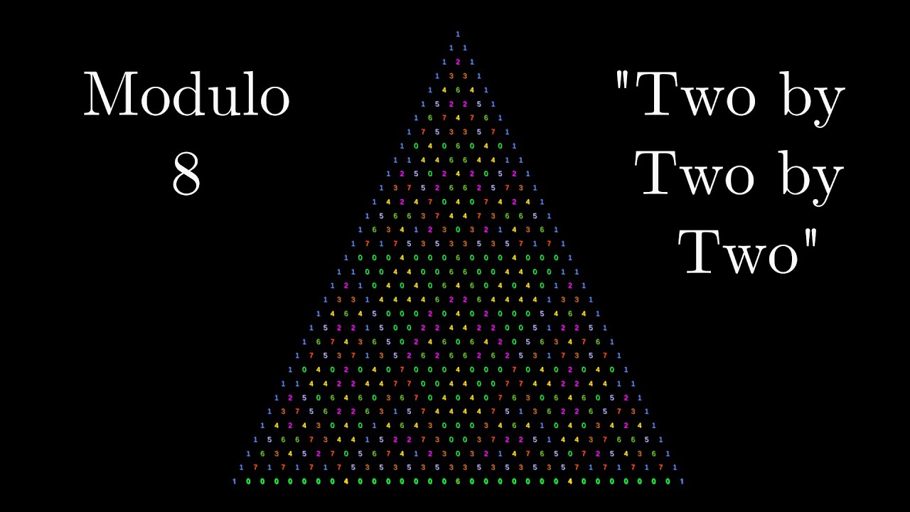 Hearing Pascal's Triangle Mod 8 (Now with a BEAT!) - YouTube