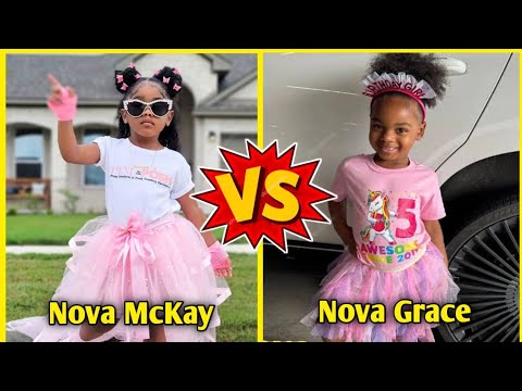 Nova Grace The Prince Family VS Nova McKay transformation Baby to Star ...