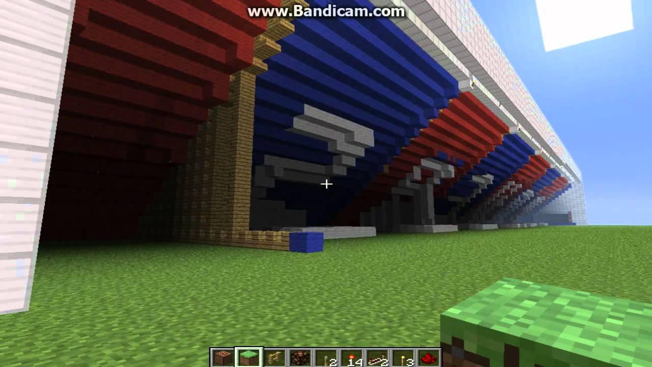 Minecraft Blackburn Rovers Stadium Ewood Park Ep2 - YouTube